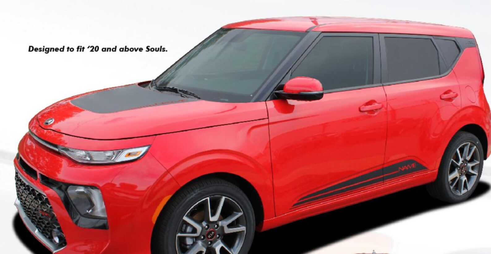 Hood & Rocker Decals Fits: 2020 - 2024 KIA SOUL Stripes Souled Body ...