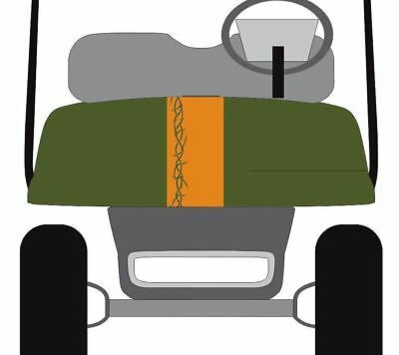 Cow Skull Golf Cart 3M Decal Stripe Graphic Sticker EZ Go Club | Etsy