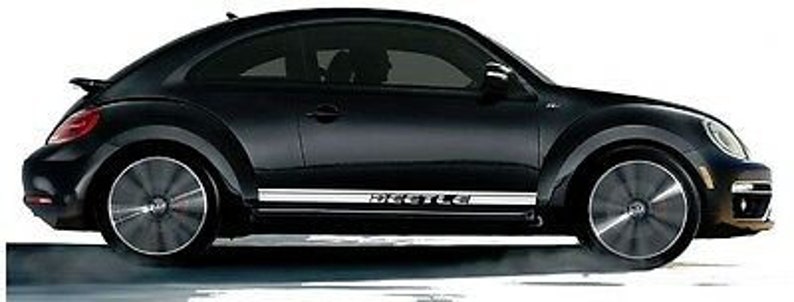 1998-2016 Volkswagen Beetle Rocker Panel Vinyl Graphics Decals Stripes ...