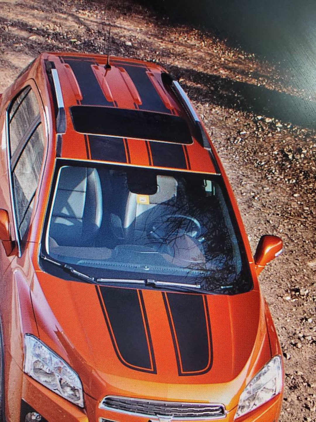 Racing Rally Stripe Fits: 2012 - 2020 Chevy Tracker Trax Holden Graphic ...
