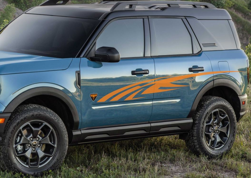 Badlands Stripe Fits: Ford Bronco Sport Side Graphic Decal on 3M Film ...