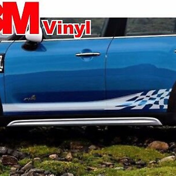 Checkered Stripe Decal - Etsy