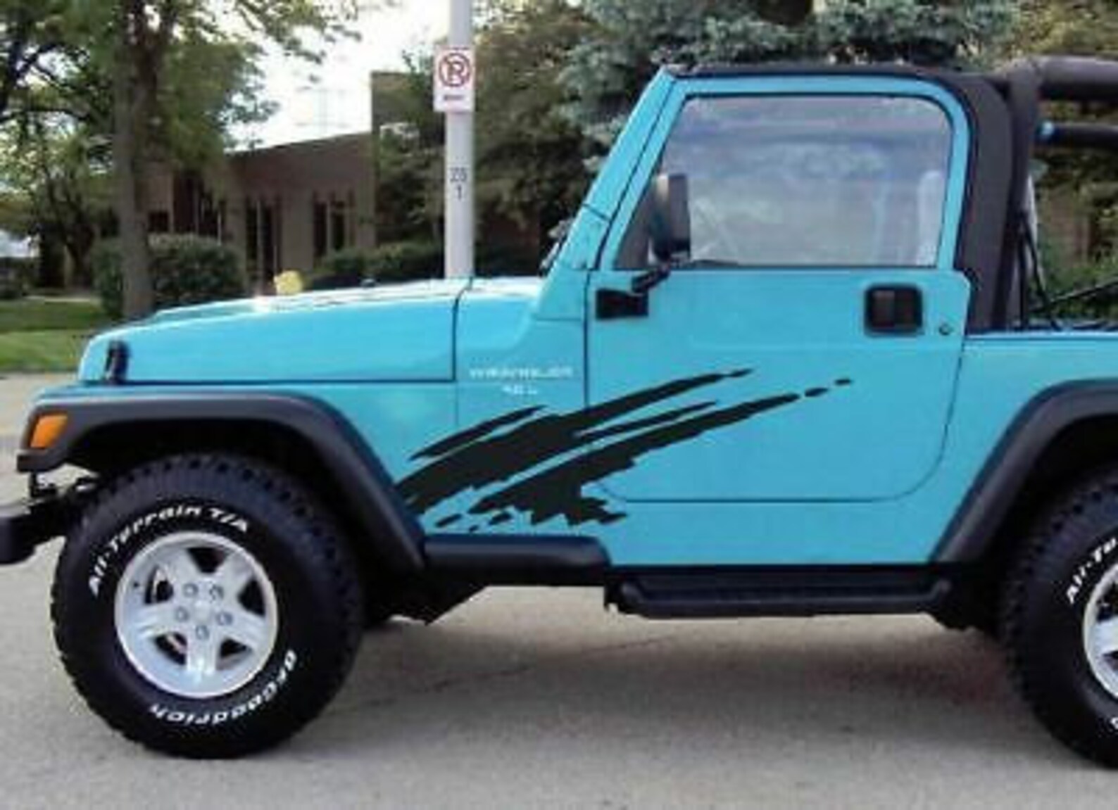 Mud Splash Decal Fits: Jeep Wrangler 3M Vinyl Sticker Graphic Stripe - Etsy
