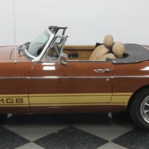 1974-1980 MG MGB Lower Rocker Side Stripe Decal Graphic Kit GT Roadster ...