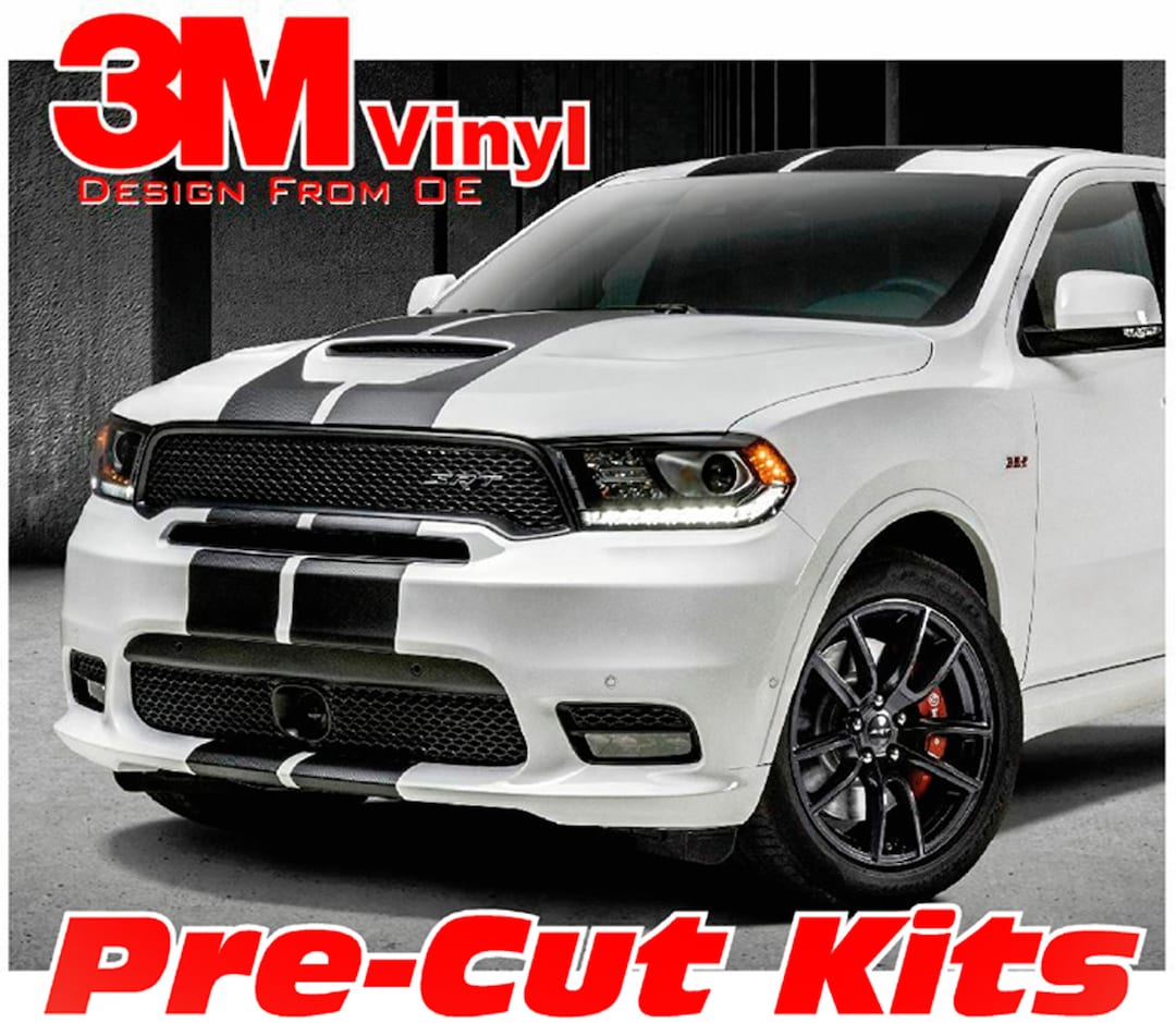 2010 -2024 Rally Racing Stripes Fits: Dodge Durango Graphics Decal on ...