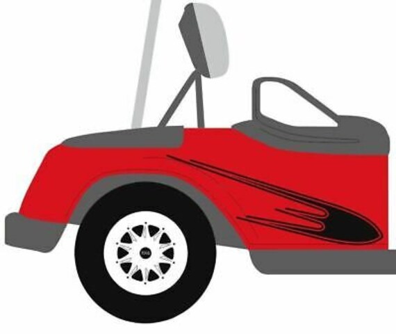 Shield Golf Cart Decal 3M Vinyl Graphic Sticker Kit EZ Go Club | Etsy