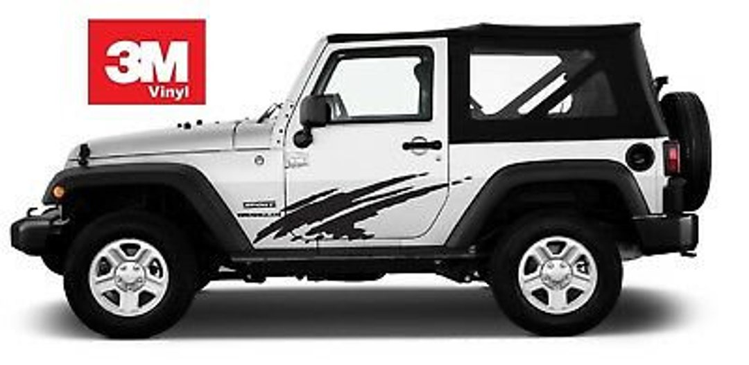 Mud Splash Decal Fits: Jeep Wrangler 3M Vinyl Sticker Graphic Stripe - Etsy
