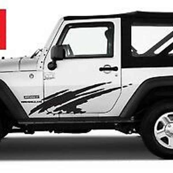 Jeep Wrangler Mud Splash Decals - Etsy
