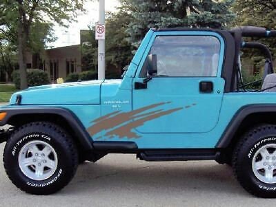 Mud Splash Decal Fits: Jeep Wrangler 3M Vinyl Sticker Graphic Stripe - Etsy