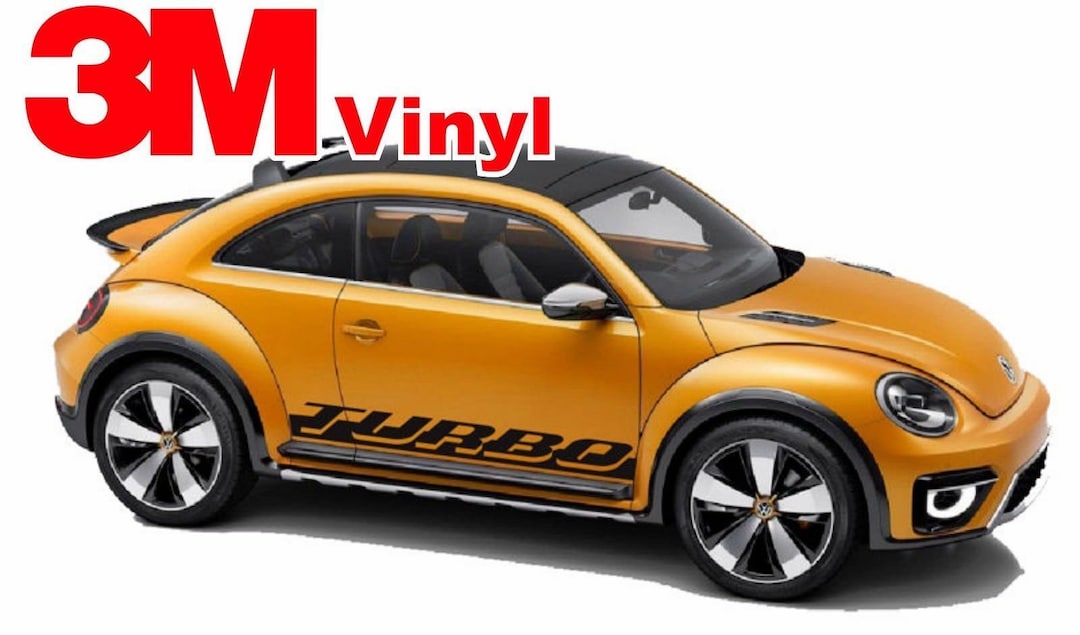1998-2019 Volkswagen Beetle Turbo Rocker Panel Vinyl Graphic Decals ...