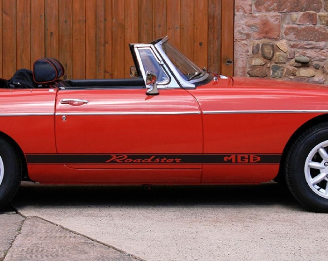 1974-1980 MG MGB Roadster Side Stripe Decal Graphic Kit GT Roadster - Etsy