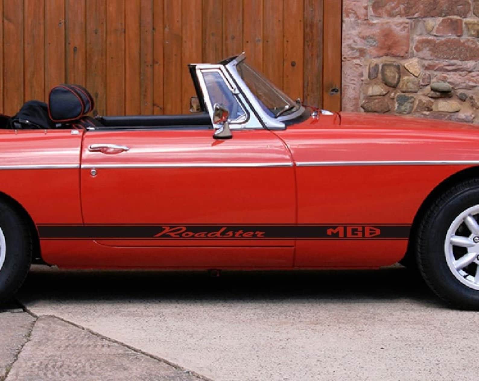 1974-1980 MG MGB Roadster Side Stripe Decal Graphic Kit GT Roadster - Etsy