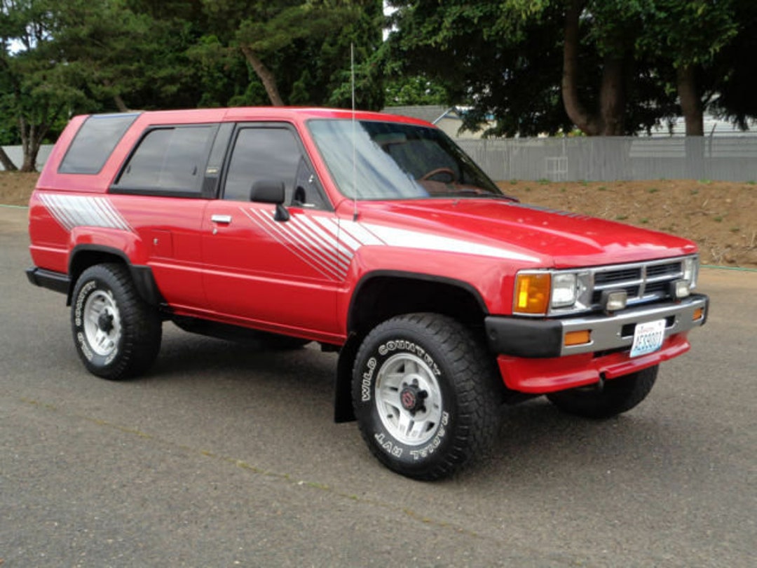 Vintage 1987 - 1988 Toyota SR5 4runner Graphics Decal Sticker 3M - Etsy