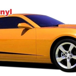 2010-2015 5th Gen Chevrolet Camaro Rocker Spike Stripe Side Decals Kit ...