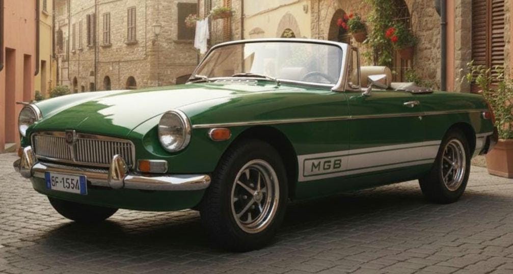 1974-1980 MG MGB Lower Rocker Side Stripe Decal Graphic Kit GT Roadster ...