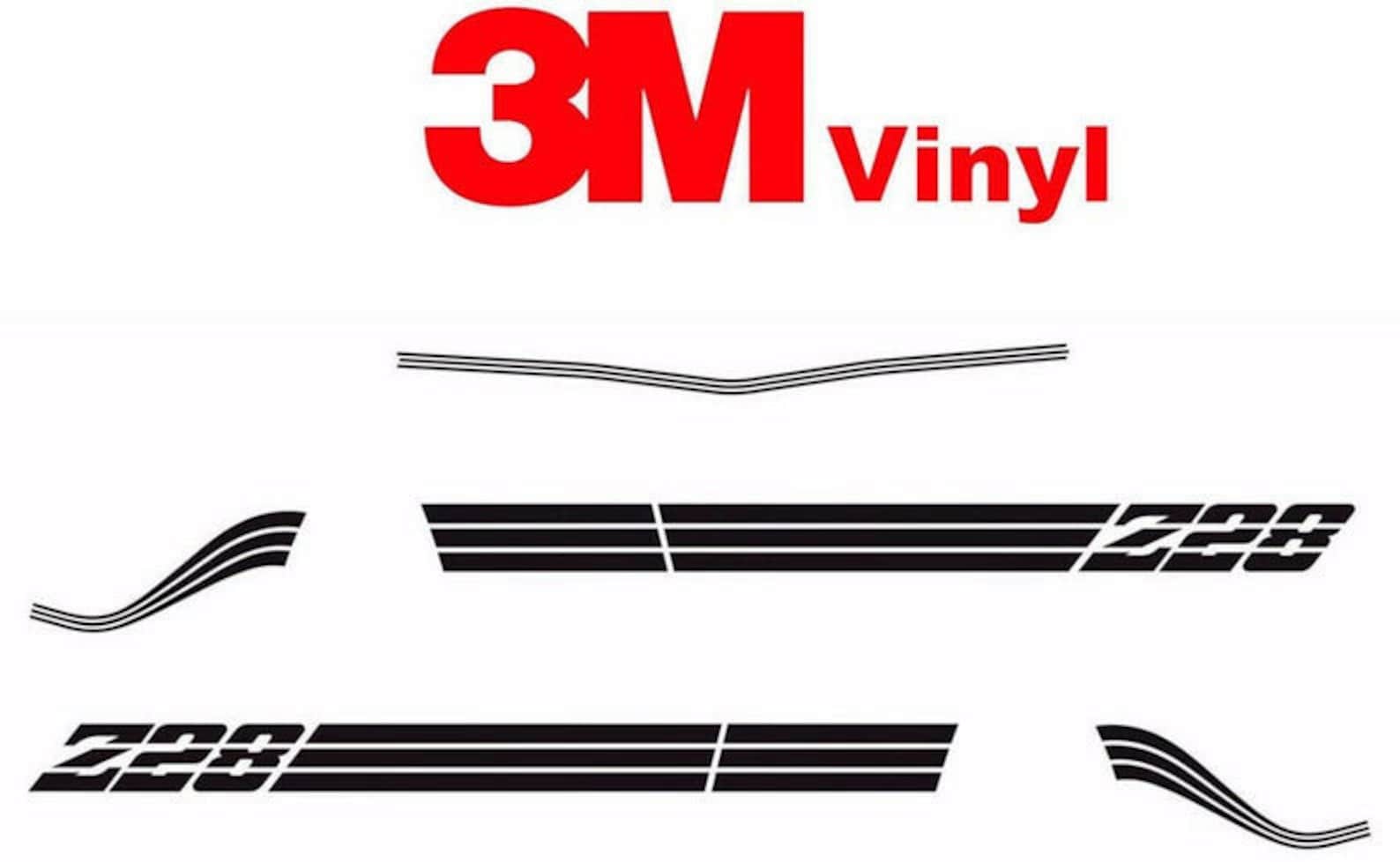 Z28 Stripe Fits: 1980 1981 Chevrolet Camaro Graphic Decals Kit on 3M ...