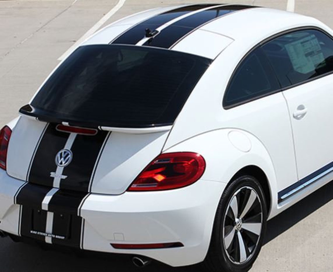 Rally Racing Stripes Fits: 2012-2019 Volkswagen Beetle Vinyl Decals ...