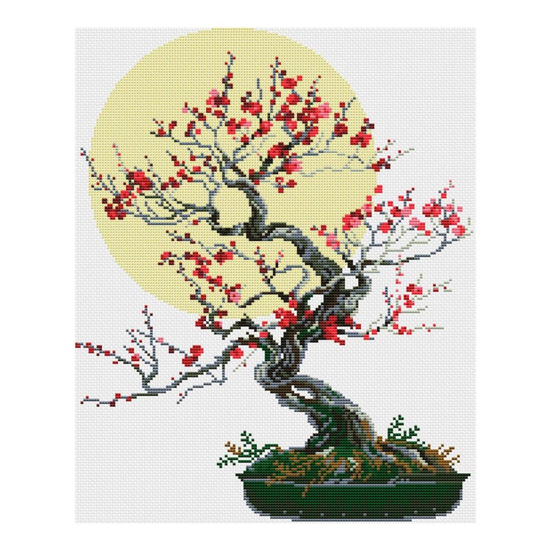 Bonsai Tree Pattern - Etsy