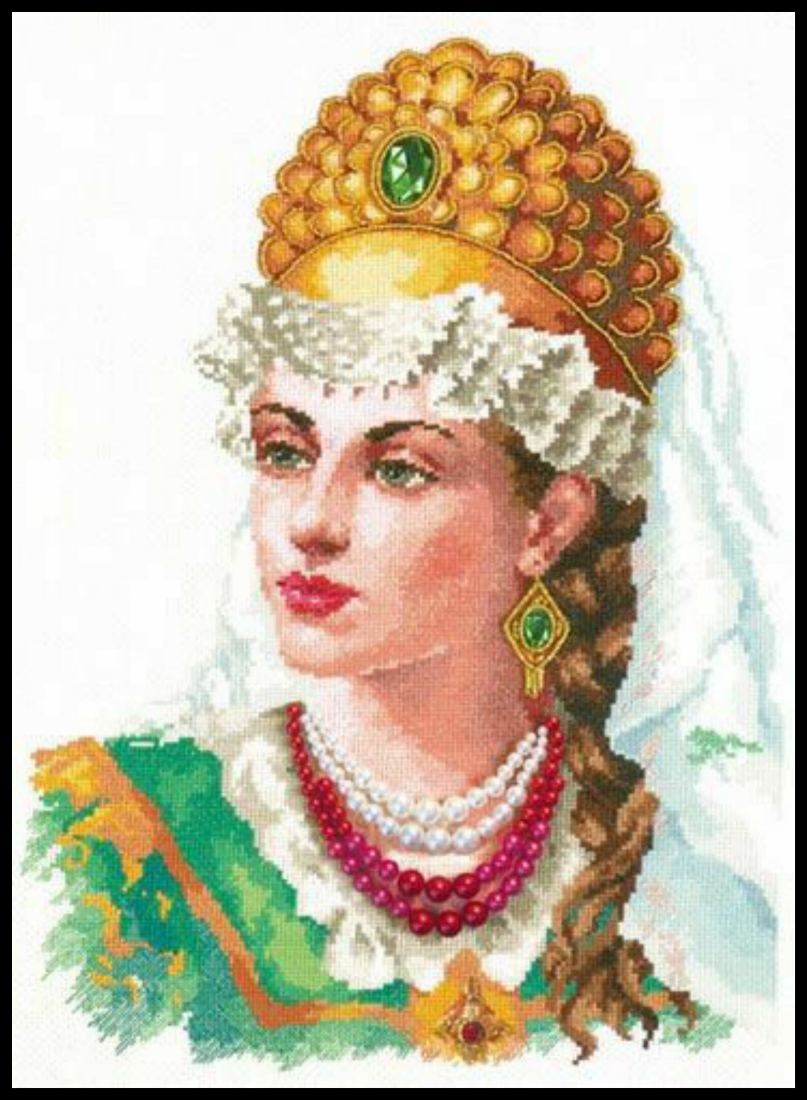 Traditional Elegant Slavic Culture Folklore Woman Wedding - Etsy