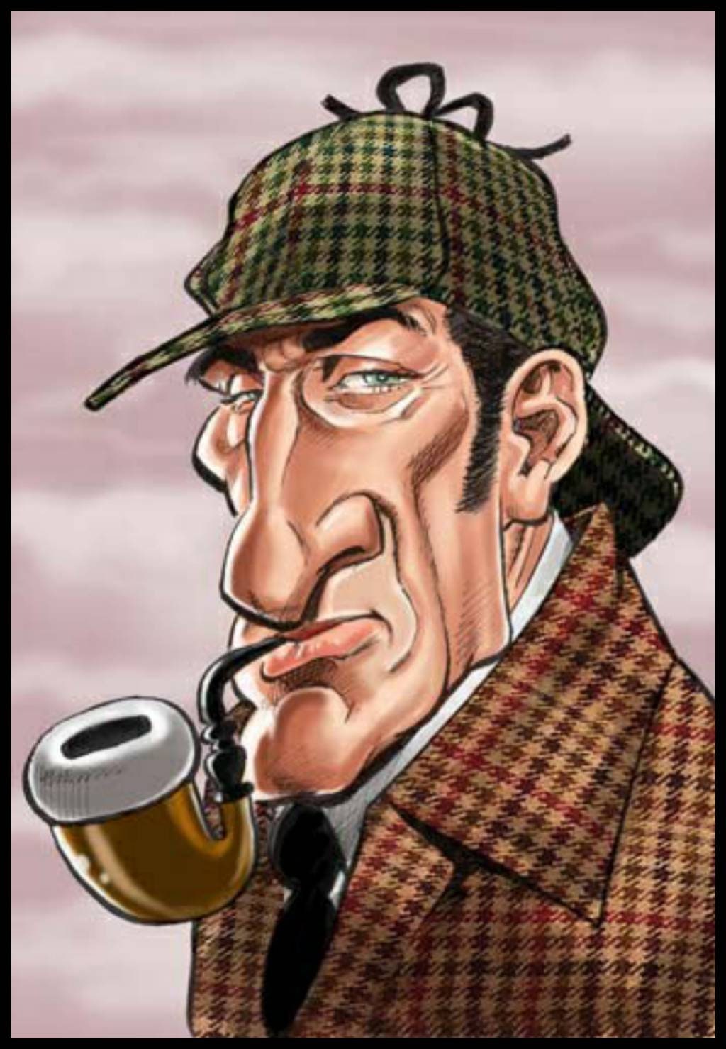 Sherlock Holmes Movie Animation Crime Investigator Counted Cross Stitch ...