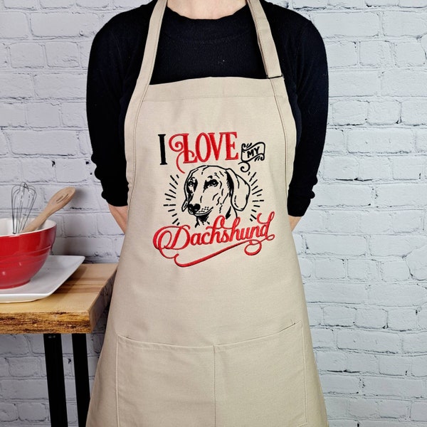 Dachshund Apron - Etsy