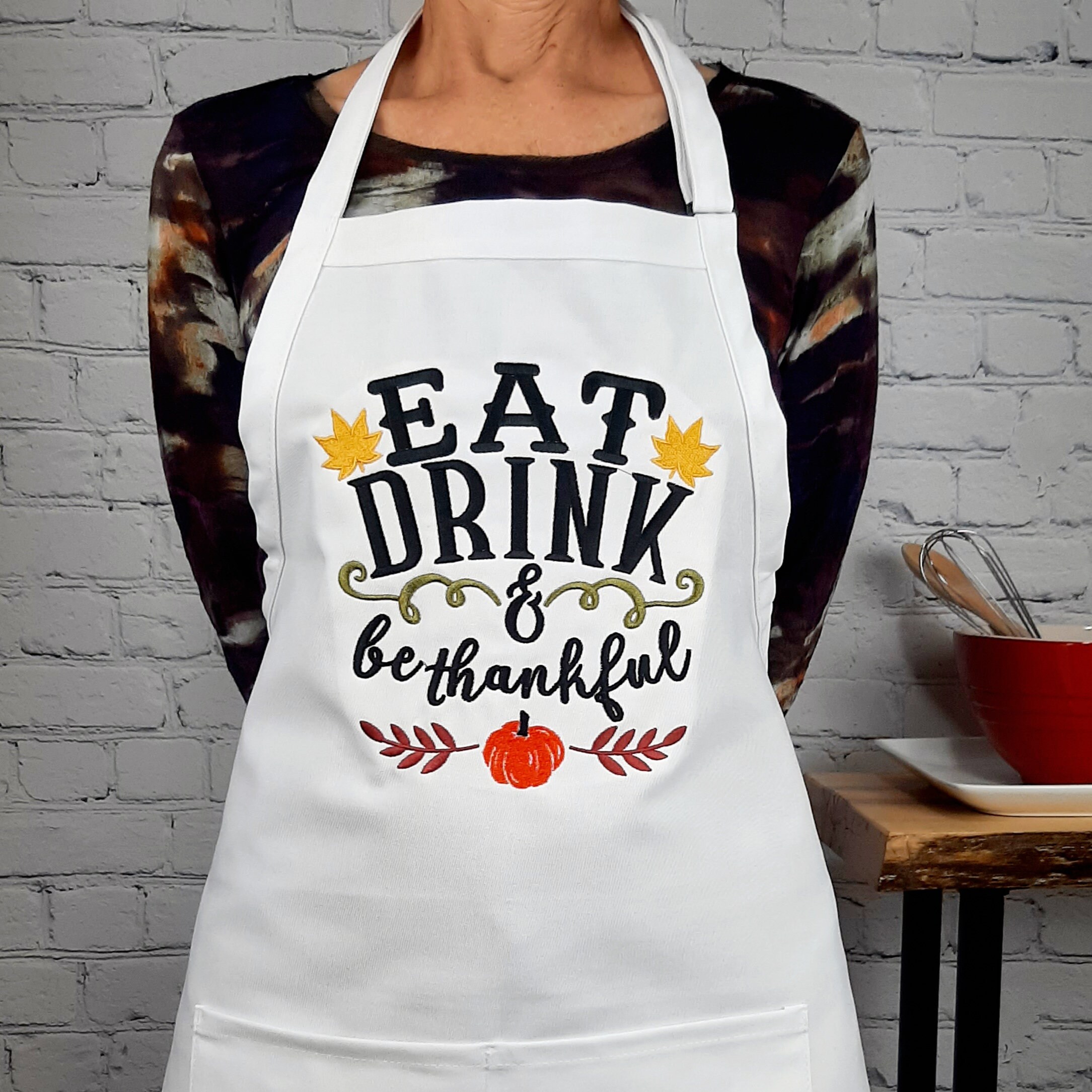 Thanksgiving Apron Be Thankful Apron With Pockets and - Etsy
