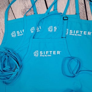 Custom Embroidered Logo Aprons: Restaurant, Cafe, Chef - Made in USA - Etsy