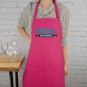 Customizable Apron Baking Apron Embroidered Apron With Customized ...
