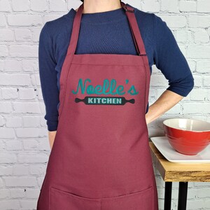 Customizable Apron Baking Apron Embroidered Apron With Customized ...