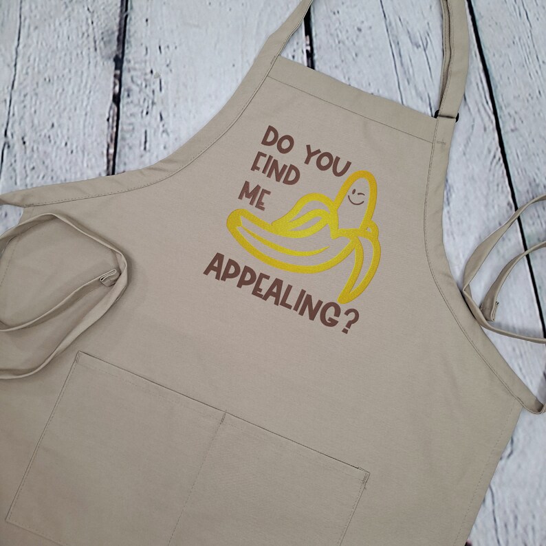 Funny Banana Embroidered Apron: Pun Humor Kitchen Gift - Etsy