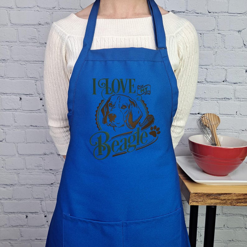 Beagle Dog Lovers Embroidered Kitchen Apron - Etsy