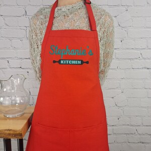Customizable Apron Baking Apron Embroidered Apron With Customized ...