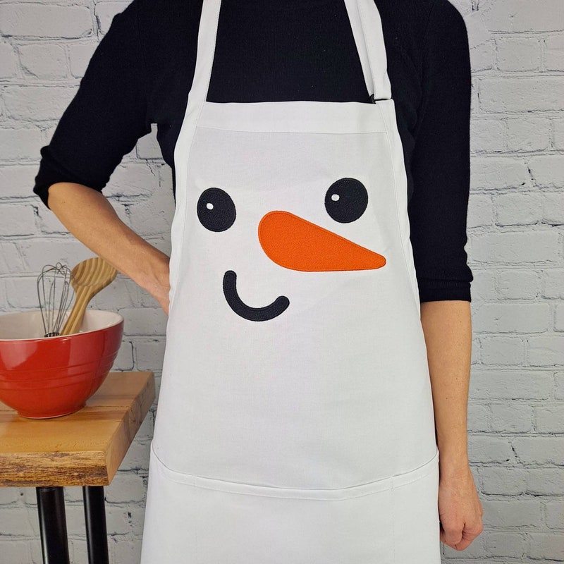 Snowman Apron - Etsy