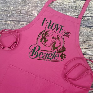 Beagle Dog Lovers Embroidered Kitchen Apron - Etsy