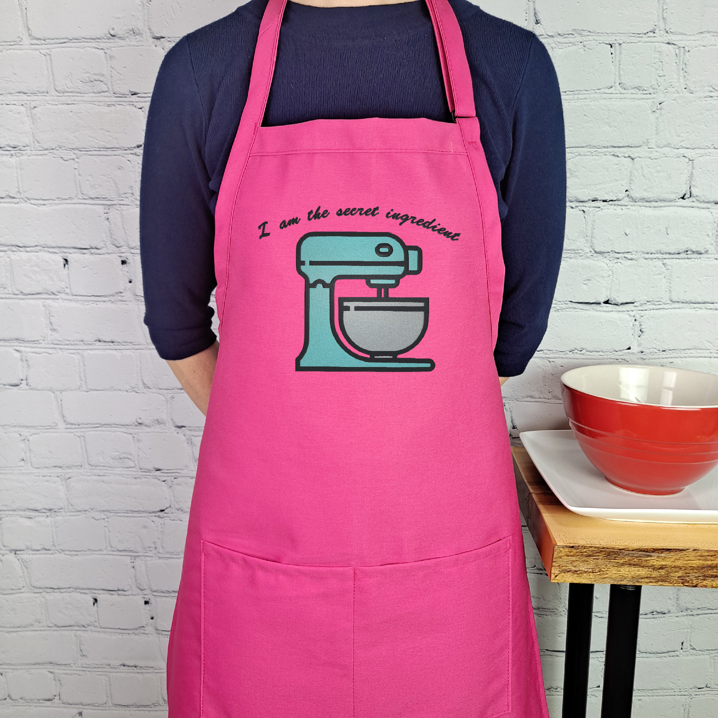 Customizable Embroidered Apron: Stand Mixer Design, Baking Gift - Etsy