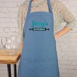 Customizable Apron Baking Apron Embroidered Apron With Customized ...