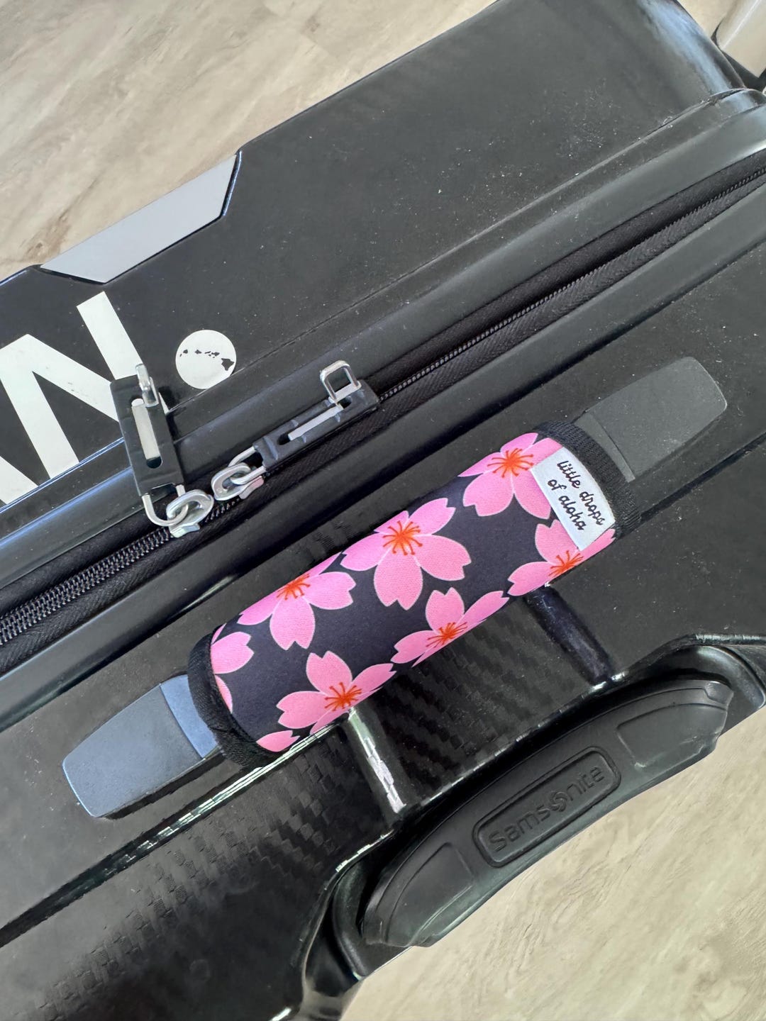 Black Sakura Luggage Handle Strap - Etsy