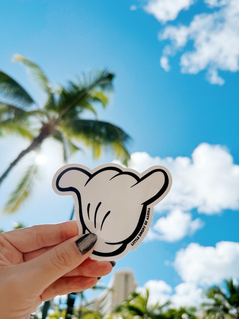 Mickey Shaka Sticker - Etsy