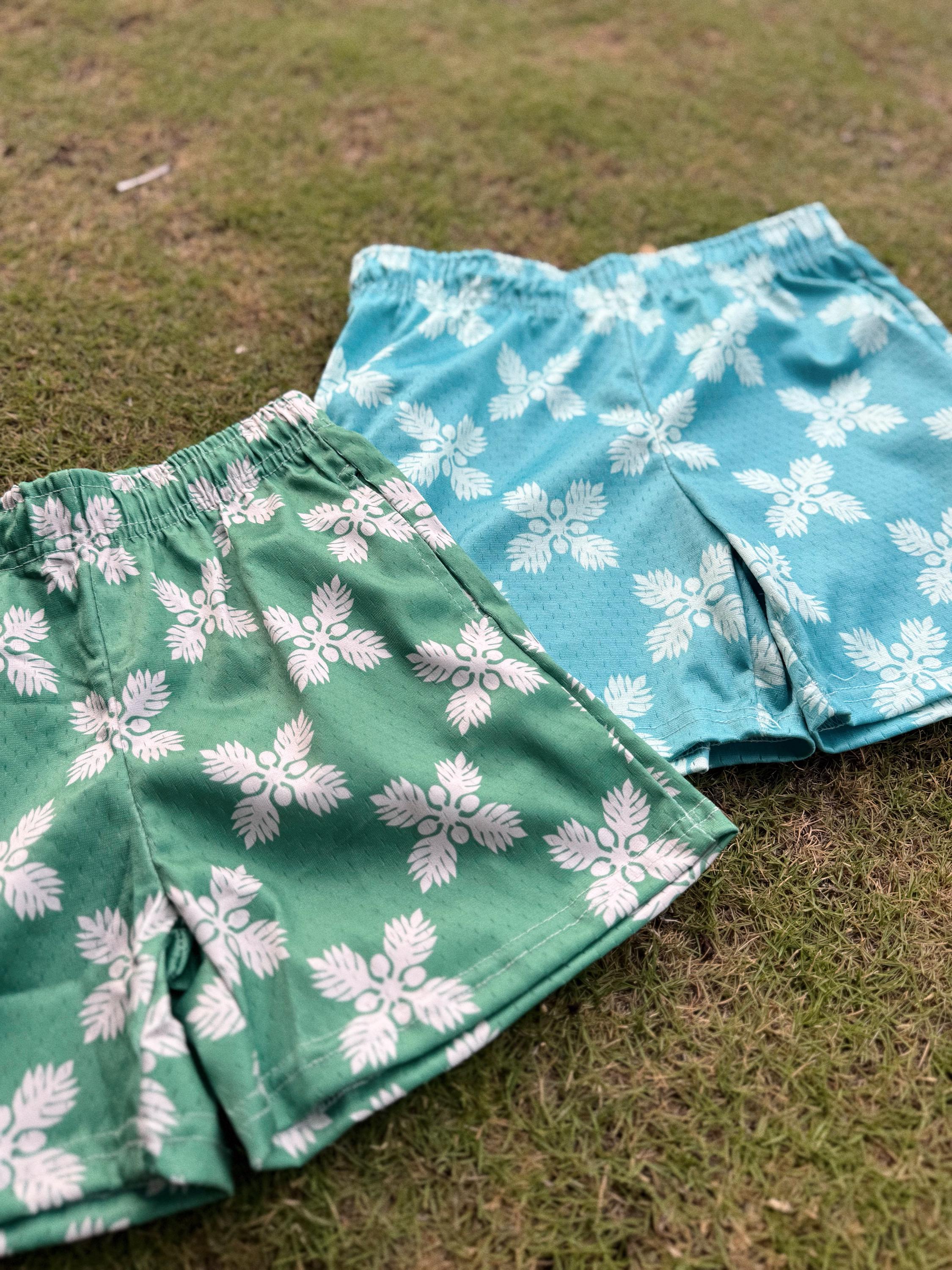 Keiki Kids Shorts - Gray Puakenikeni Lei - Etsy