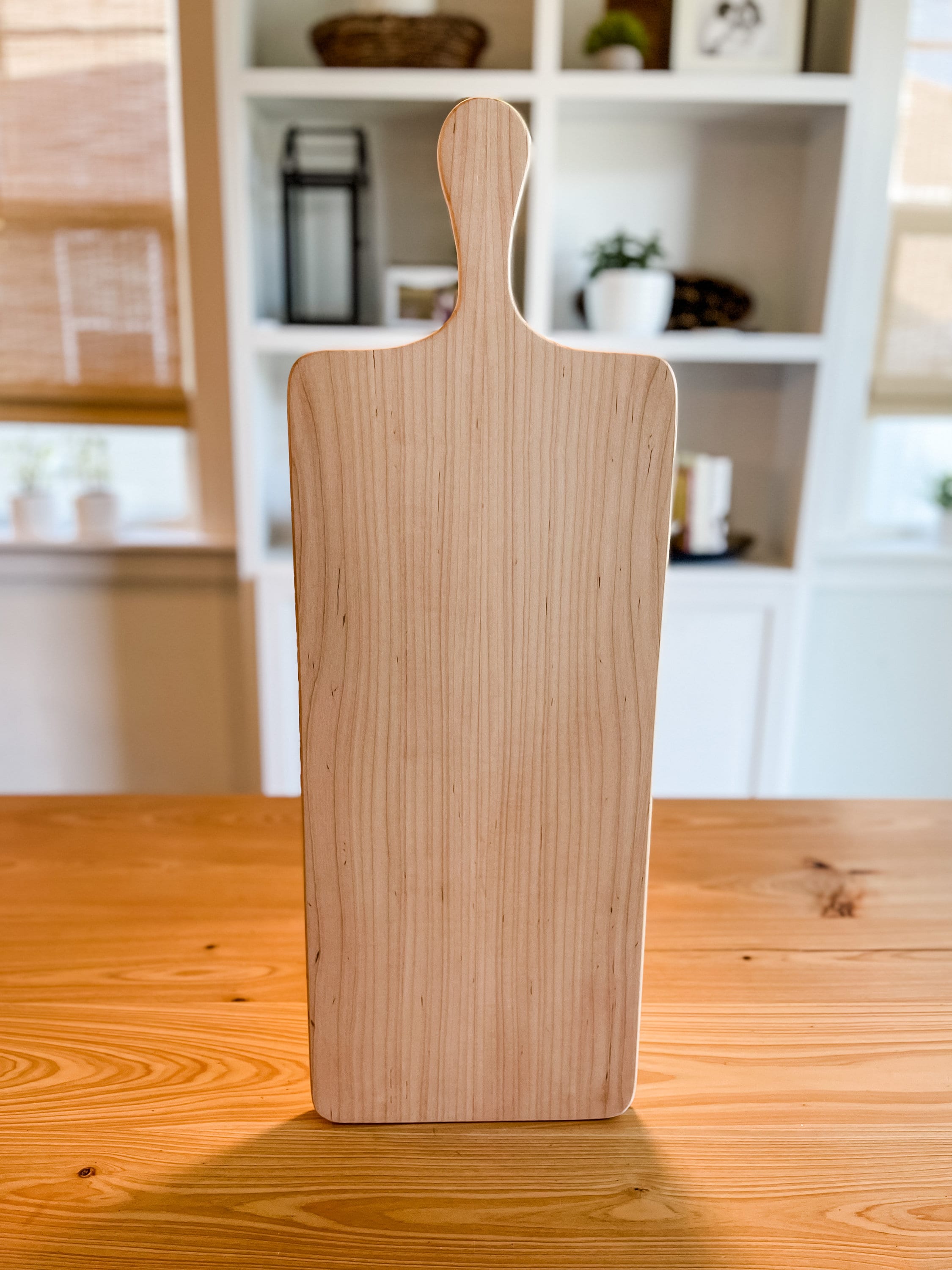 Long Charcuterie Board With Handle maple, Kitchen Charcuterie, Wood ...
