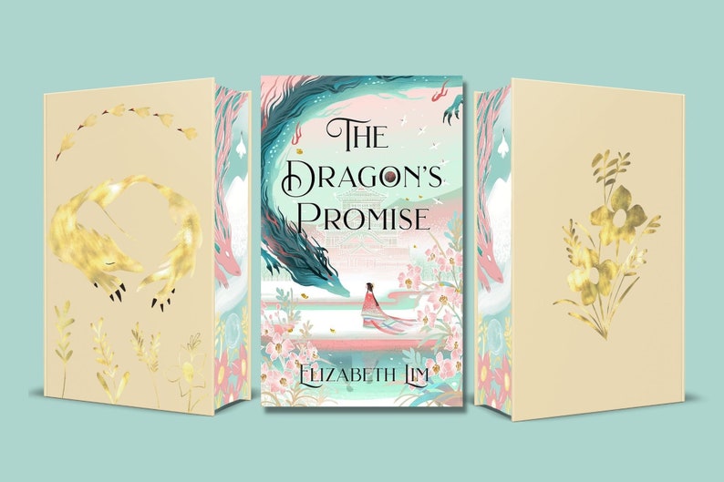 The Dragon's Promise Elizabeth Lim Handpainted Book Six - Etsy UK The Dragon's Promise Elizabeth Lim Handpainted Book Six - Etsy UK