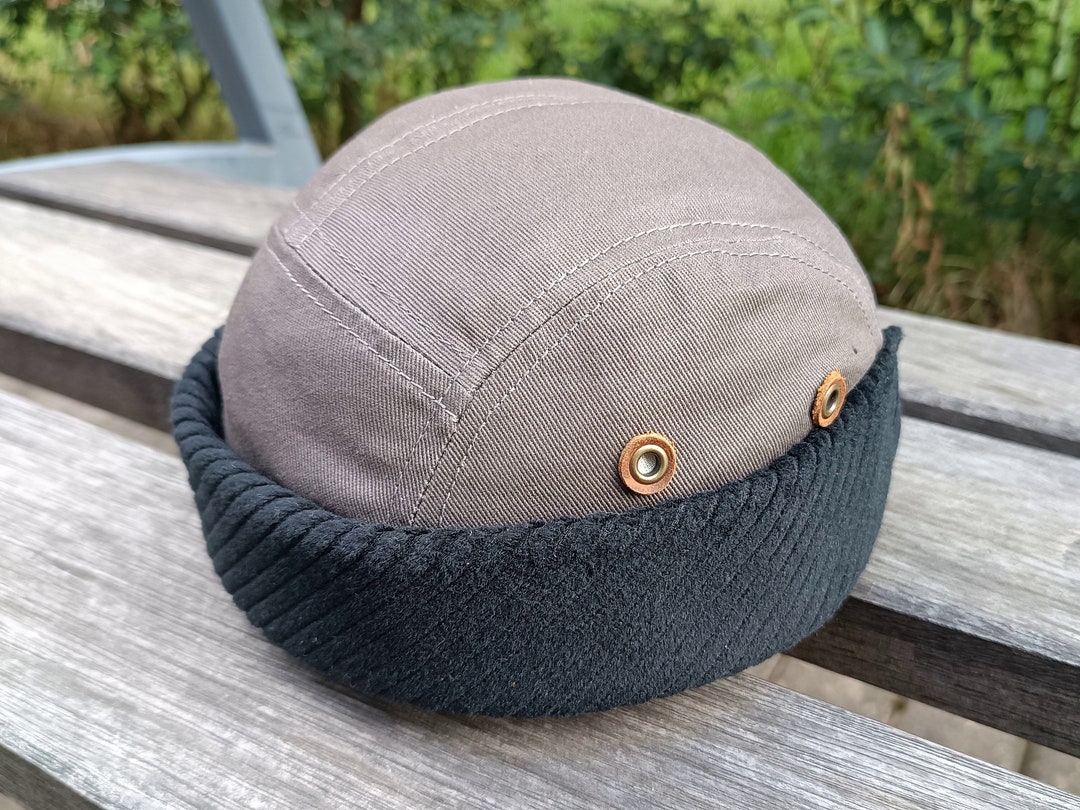Cotton Twill and Corduroy 5 Panel Brimless Docker Hat - Etsy