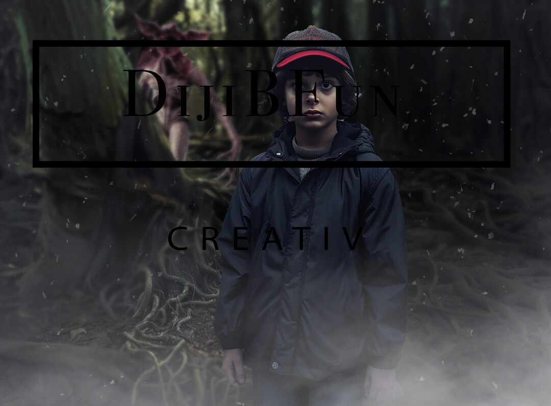 Easy to Use Digital Background Backdrop Stranger Things Theme ...