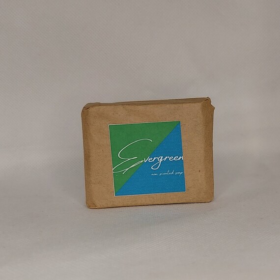 Evergreen non scented soap | Etsy