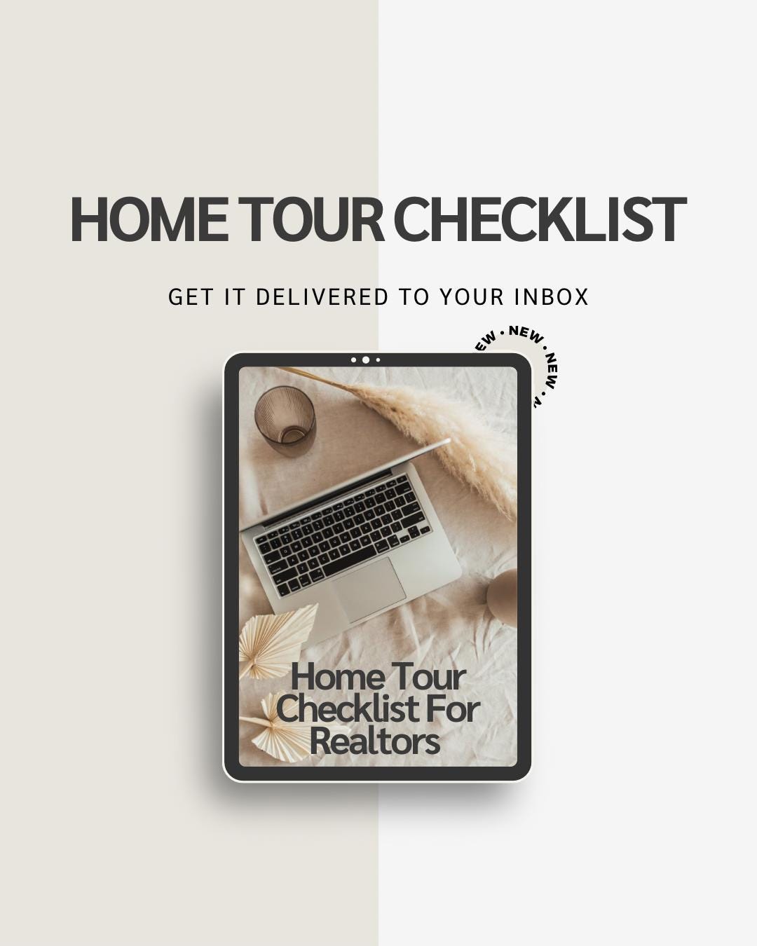 Home Tour Checklist for Realtors Clients - Etsy