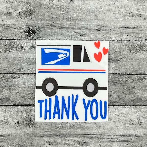 Mailman Decal - Etsy
