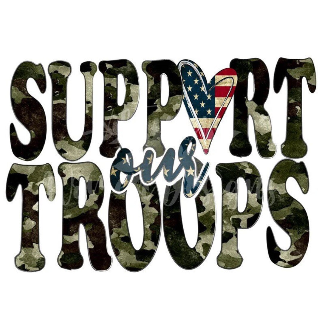 Support Our Troops Sticker - Etsy