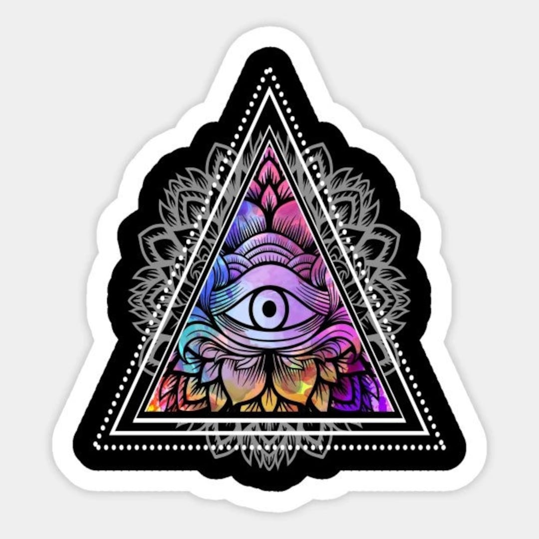 Illuminati Multicolor Sticker - Etsy