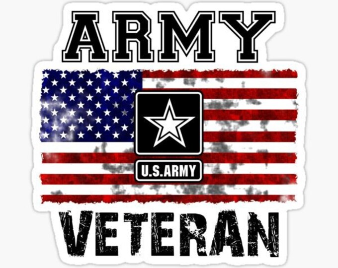 U.S. Army Veteran Sticker - Etsy