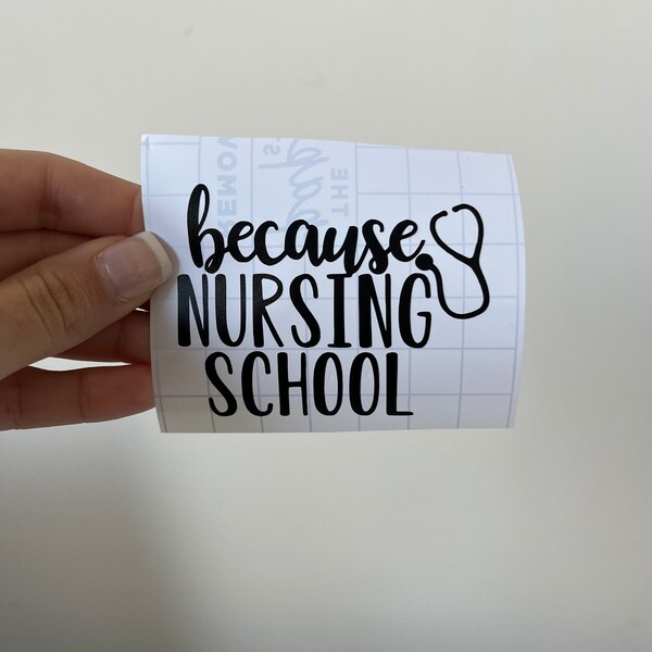 Nursing School Decal - Etsy